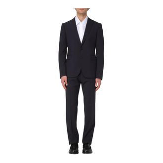 Emporio Armani Klassischer Zweiteiler Anzug - - Suits - Herren - Blau - 2XL