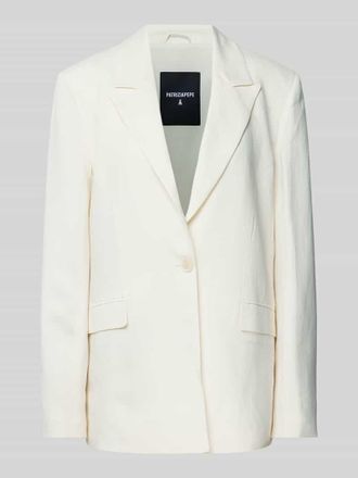 Patrizia Pepe Blazer aus Viskose-Leinen-Mix Modell GIACCA ESSENTIAL