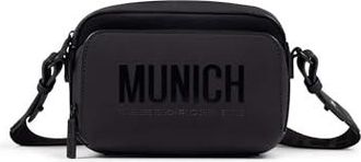 Munich Essence Recycled Fw25 Crossbody Camera C/Black, Sacs à Dos Femme, Noir
