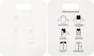 Amosfun Professionelles Hemd Faltbrett Aus Pp Kunststoff 12X10 Zoll Praktisches Falthilfe F&uuml;r Kleidung T-Shirts Lang- Und Kurzarmhemden Zuhause Und Reise