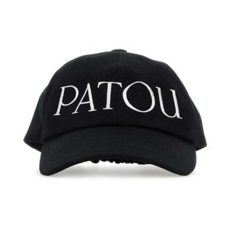 Patou Klassische Schwarze Baumwoll-Baseballkappe - - Accessories - Damen - Schwarzk - S