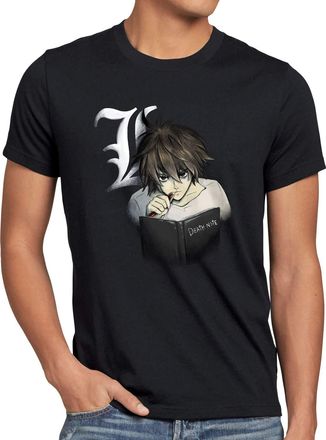 style3 Who is Next? Herren T-Shirt Death Notizbuch Anime Manga Note Death, Gr&ouml;&szlig;e:XXL