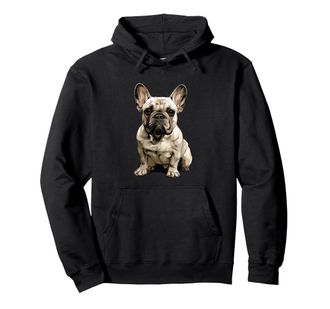 Whyitsme Design Cremefarbene franz&ouml;sische Bulldogge Pullover Hoodie
