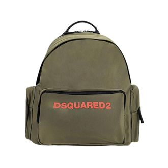 Dsquared2 Technischer Rucksack mit Print - - Bags - Herren - Gr&uuml;n - ONE SIZE