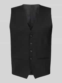 Selected Slim Fit Anzugweste aus Baumwollmix