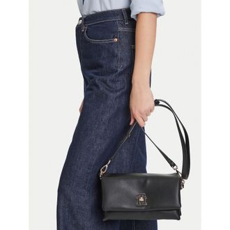 Tommy Hilfiger Handtasche Tommy Hilfiger Th Modern Conv Crossover AW0AW17465 Schwarz