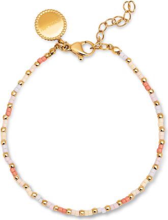 Singularu Floral Colors Armband. Edelstahl mit 18 Kt Vergoldeter Beschichtung. Schmuck für Damen