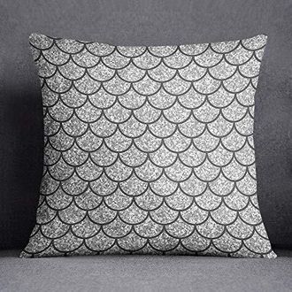 Bonamaison Le Jardin du Lin Kissenhüllen, Cotton, Mehrfarbig, 45x45