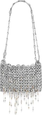 Paco Rabanne 1969 Nano Silver Bag With Pearl Fringes