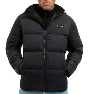 Nicce London Expo - Schwarze Steppjacke f&uuml;r Herren