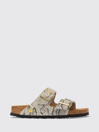 Birkenstock Sandales Arizona en su&egrave;de &agrave; imprim&eacute; python avec boucles