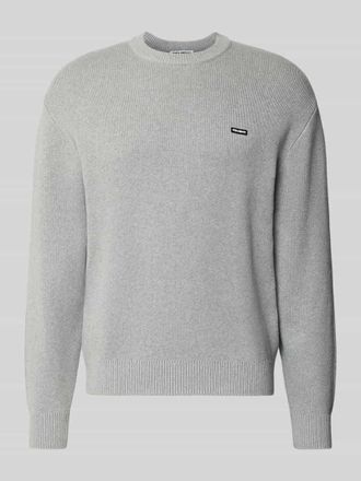 Review Relaxed Fit Strickpullover aus reiner Baumwolle