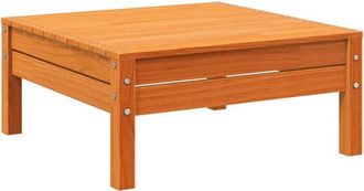 vidaXL Gartenhocker Wachsbraun Massivholz Kiefer Vidaxl