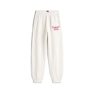 Tommy Jeans Femme, Pantalons, Blanc, Taille: 38 FR TJW Varsity Sweatpant Ex