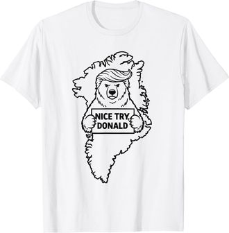 Greenland Gr&ouml;nland Eisb&auml;r SAGT Nein T-Shirt