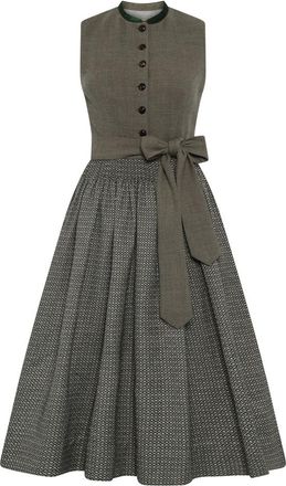 Gottseidank Hochschlie&szlig;endes Dirndl Mika aus Schurwolle und Leinen in