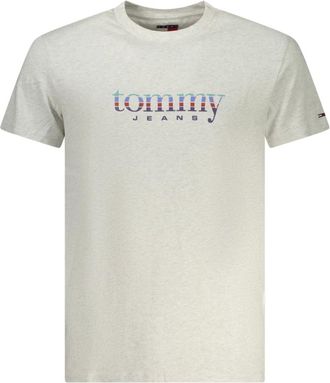 Tommy Hilfiger Homme, Tops, Gris, Taille: XL T-shirt &agrave; manches courtes