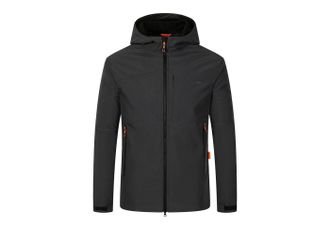 Blue Wave Softshelljacke Mads Herren Jacke Mads mit Fleecefutter und angeschnittener Kapuze