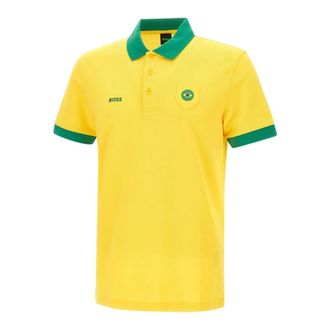 HUGO BOSS Homme, Tops, Jaune, Taille: L Paddy Polo