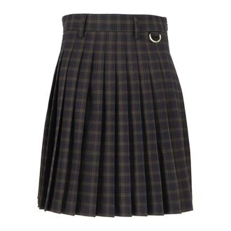 Barbour Carville Mini Skirt - Femme - Jupes - Brun - Taille: 34 FR