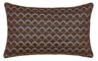 Peacock Blue Hotel Soller Kissen, 100% Polyester, Bronze, 30x50