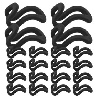 Generico Set f&uuml;r Kleiderb&uuml;gel, 20 St&uuml;ck, rutschfeste beflockte Haken, Adapter f&uuml;r Mehrzweck-Kleiderb&uuml;gel, Mini-Haken f&uuml;r Kleidung, Organizer-Zubeh&ouml;r f&uuml;r Aufbew