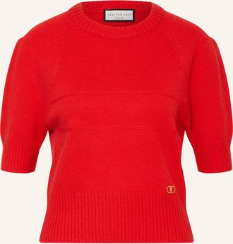 Sem per Lei Sem Per Lei Strickshirt Mit Cashmere rot