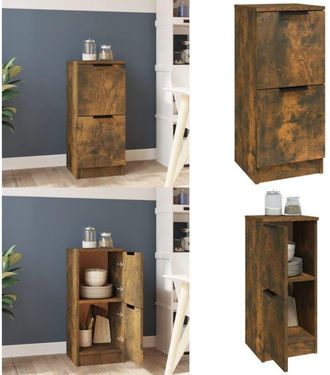vidaXL Sideboard R&auml;uchereiche 30x30x70 cm Holzwerkstoff - Schreibtisch - Regal - Sideboard - Wohnraum - Etageren - Home & Living
