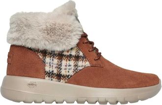 Skechers Go Joy Karo Sneaker f&uuml;r Damen, Wildleder (Hellbraun)
