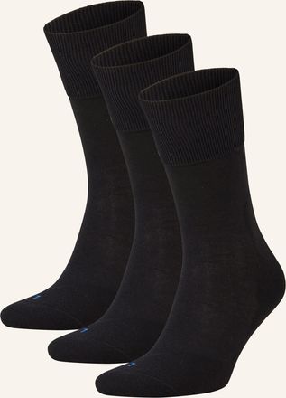 Falke 3er-Pack Socken Run schwarz