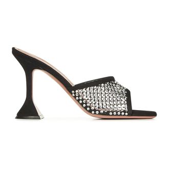 Amina Muaddi Damen, Schuhe, Schwarzk, 39 EUGr&ouml;&szlig;e