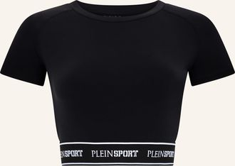 Plein Sport Plein Sport Kurzarm-Rundhals-T-Shirt schwarz