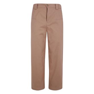 Chlo&eacute; Straight Pantalons - Femme - Pantalons - Rose - Taille: 34 FR