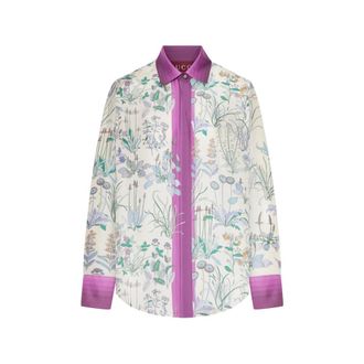 Gucci Floral Stripe Top