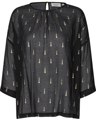 Masai Blusen & Hemden - - Blouses & Shirts - Damen - Schwarzk - XL