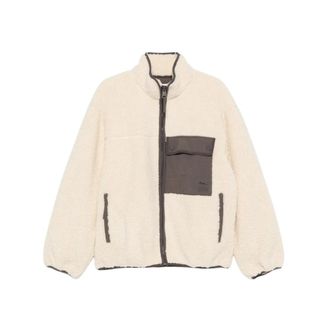 Maison Kitsun&eacute; Nobei Fleecejacke - - Sport - Herren - Beige - M