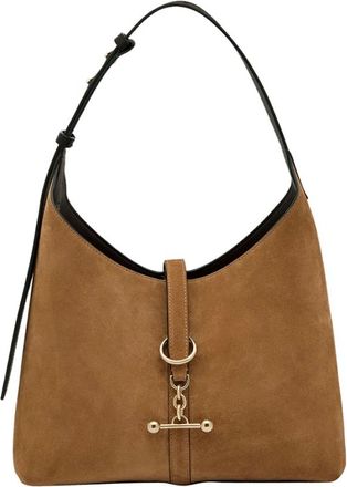 Strathberry Femme, Sacs, Brun, Taille: ONE Size Sac port&eacute; &eacute;paule en daim Kite Hobo