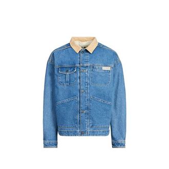 Columbia Veste denim Acker Rock &agrave; col contrastant