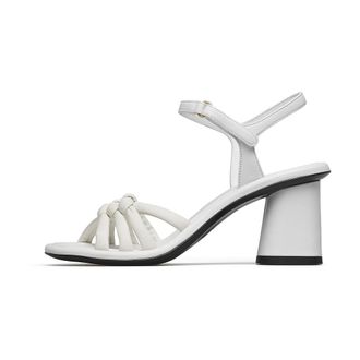 Loriblu Knotted Straps Nappa Sandalen - - Shoes - Damen - Wei&szlig; - 35 EU