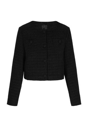 Dreimaster Dreimaster Blazer Frauen schwarzer Glitzer