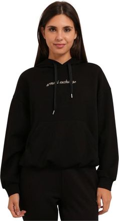 A|X Armani Exchange SweaT-shirt &agrave; capuche Regular Line - Femme - Sweatshirts et sweats &agrave; capuche - Noir - Taille: 40 FR