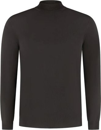 Zanone Homme, Pulls, Brun, Taille: 2XL Flexwool Turtleneck