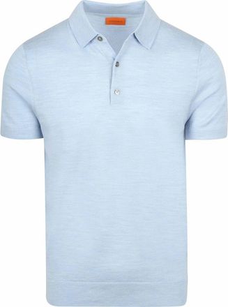 Suitable Polo Laine M&eacute;rinos Bleu Clair