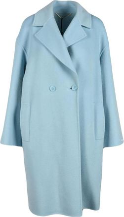 Marella Femme, Manteaux, Bleu, Taille: 34 FR Manteau en laine