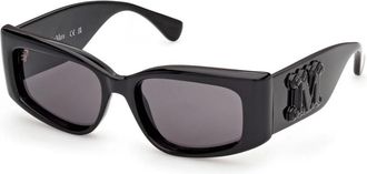 Max Mara Lunettes de soleil Mm0209 - Femme - Accessoires - Noir - Taille: 53 MM