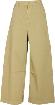Alysi Femme, Pantalons, Vert, Taille: W27 Panta Sporty Gabardine S/Flare