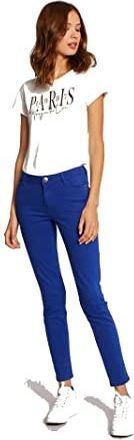 Morgan 211-petra Femme Pants, Bleu Royal, 40