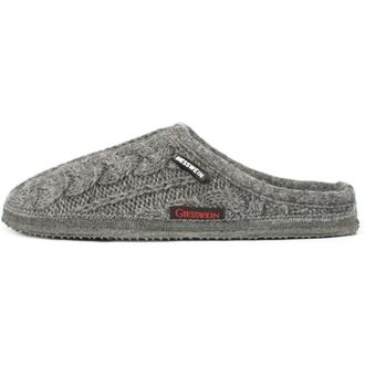 Giesswein Hausschuh Neudau - Filzpantoffeln, Leichter Unisex-Hausschuh, Flache Slipper mit Zopfmuster, Schuhe f&uuml;r Zuhause, rutschfeste Pantoletten f&uuml;r M&auml;nner & 