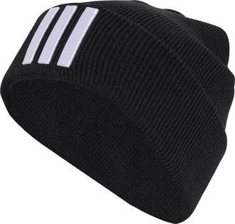 adidas Unisex 3-Streifen Mütze Black/White Erwachsene (L/XL)