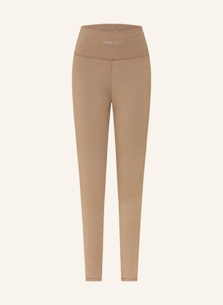 super.natural Tights High Rise Mit Merinowolle beige